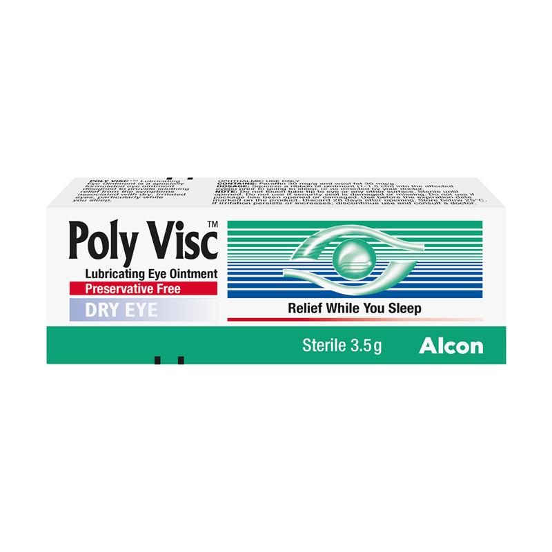 POLY-VISC Lub. Eye Ointment 3.5g — Kiwi Chemist