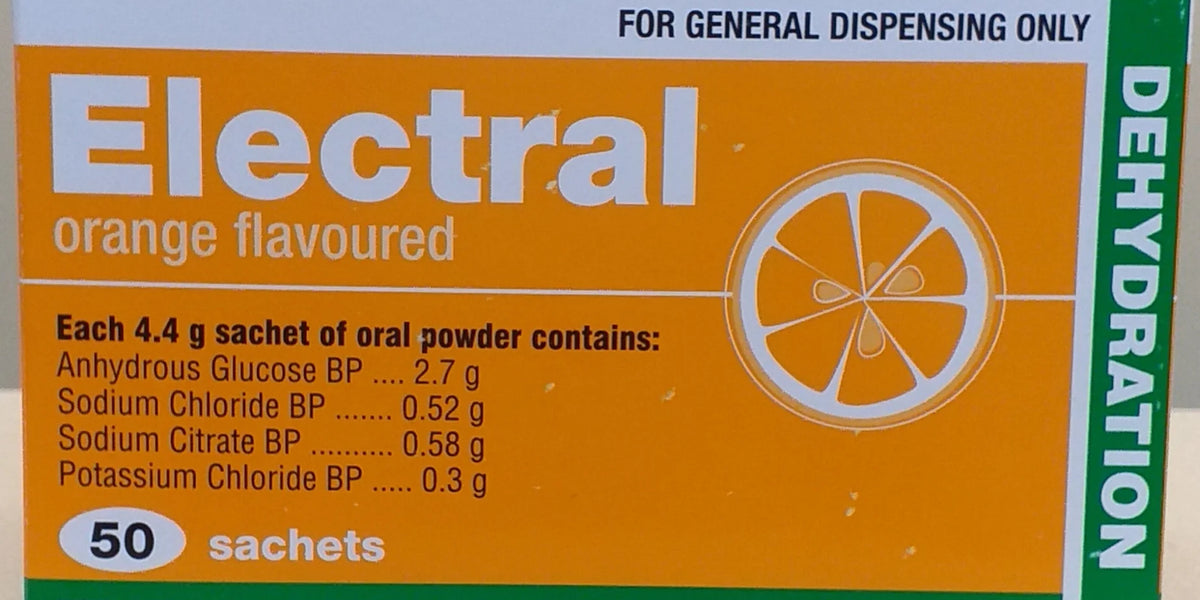 Electral Oral Electrolyte Rehydration Sachets 50 Pack — Kiwi Chemist