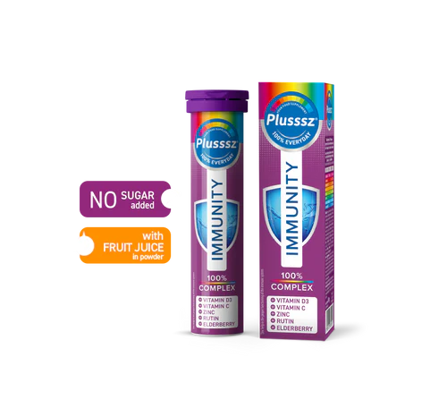 PLUSSSZ Immunity Effervescent Tablets 20pk — Kiwi Chemist