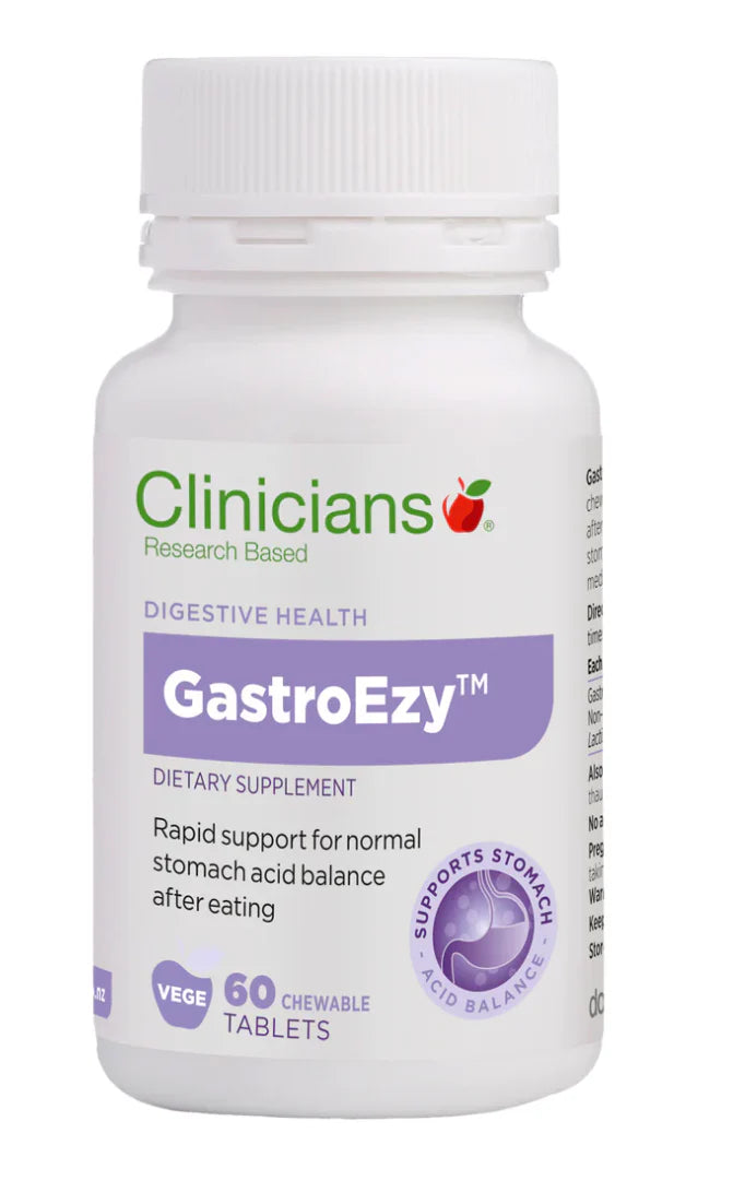 Clinicians GastroEzy Chewable Tabs 60s — Kiwi Chemist