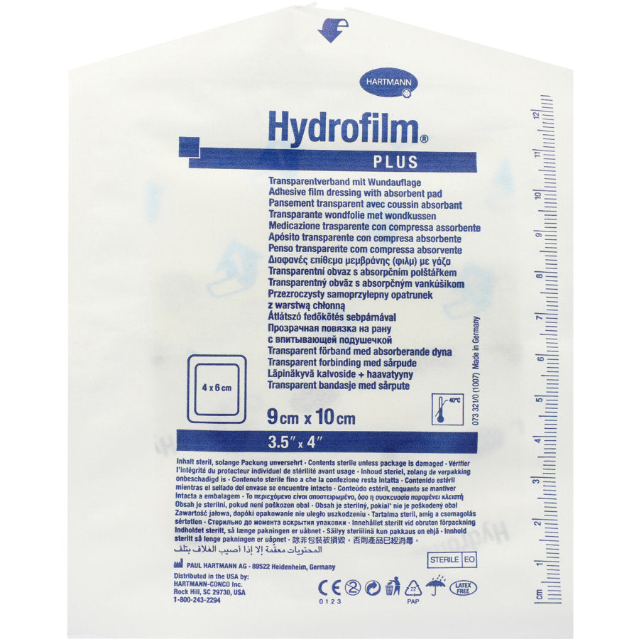 Hydrofilm Plus Transparent Film Dressing+Absorbent Pad — Kiwi Chemist