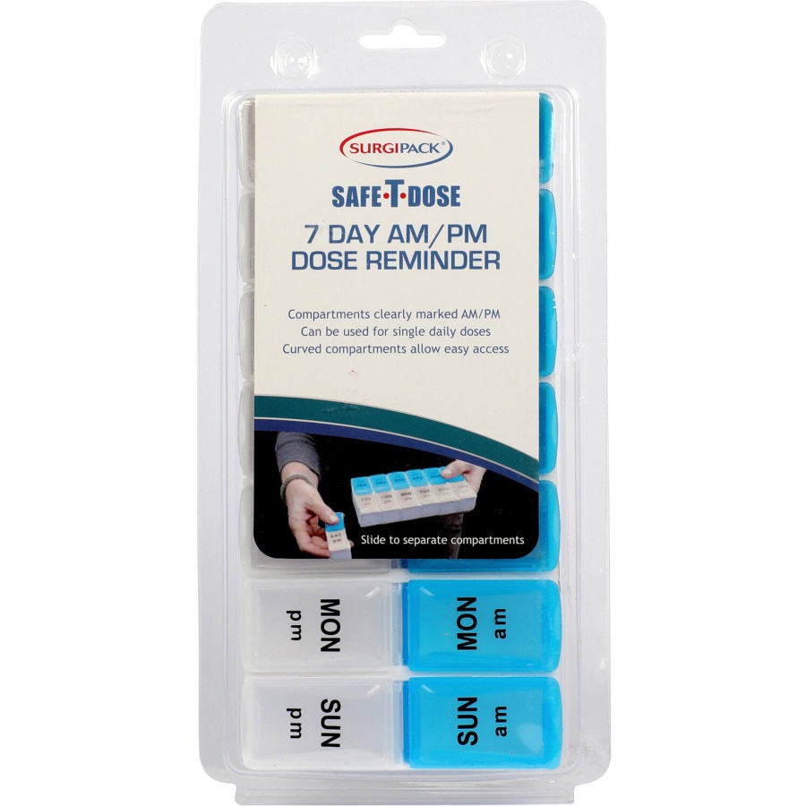 SurgiPack Safe-T-Dose AM/PM 7 Day Reminder — Kiwi Chemist