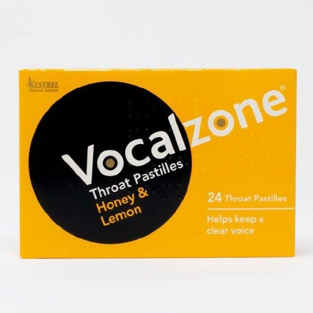 Vocalzone Honey & Lemon Throat Pastilles — Kiwi Chemist