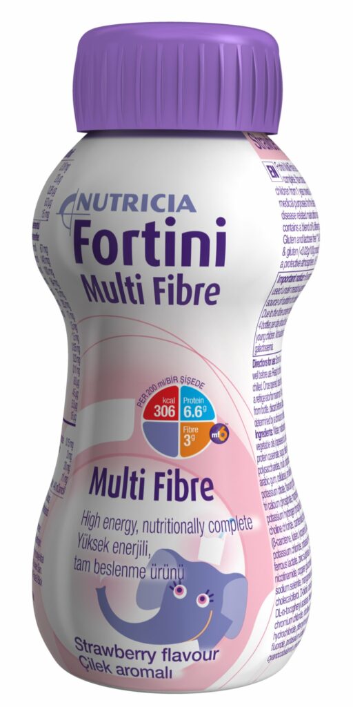 Fortini Multi Fibre Liquid Food Strawberry 200mL — Kiwi Chemist