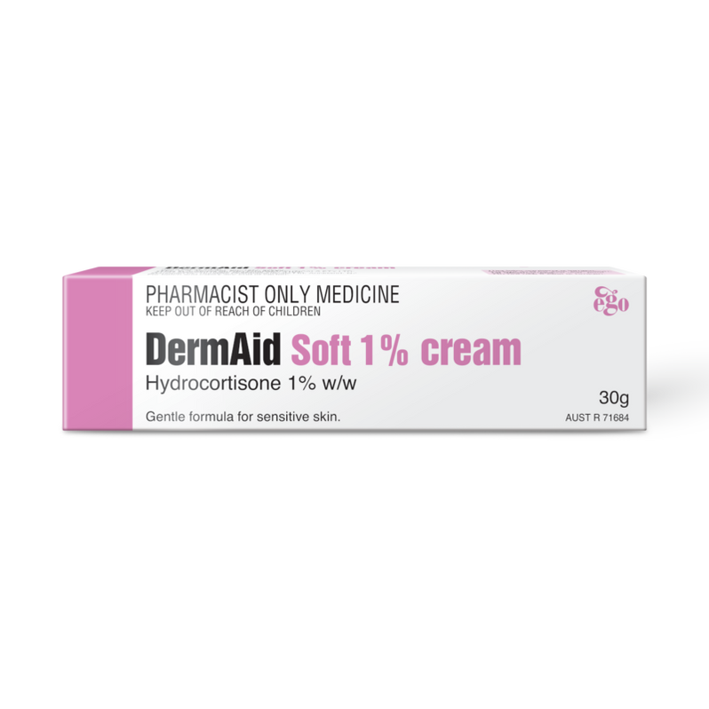DermAid Soft 1% Cream (30g) — Kiwi Chemist