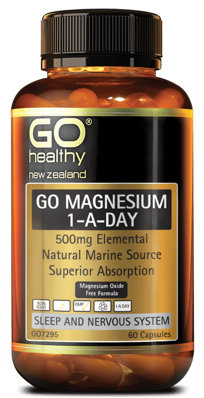 Go Healthy Go Magnesium 1-A-Day 500mg (60 Caps) — Kiwi Chemist