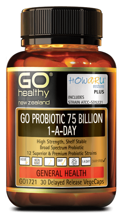 Go Healthy Go Probiotic 75 Billion 1-A-Day — Kiwi Chemist