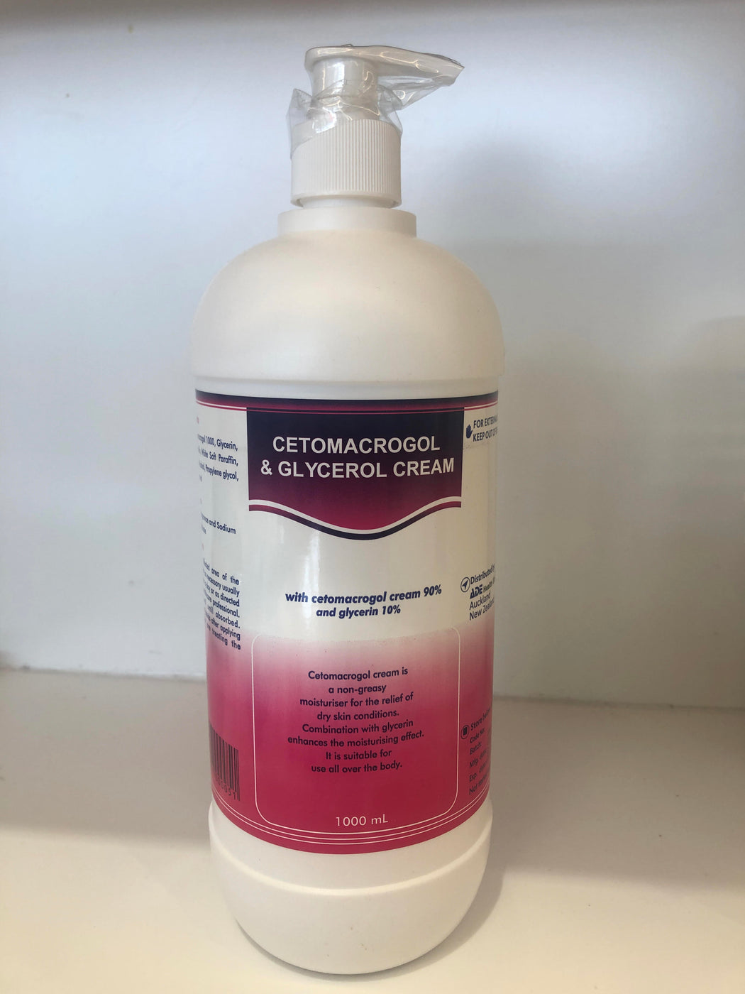 (Sorbolene) Cetomacrogol 90% + Glycerol 10% Cream (Pump Pack) — Kiwi ...